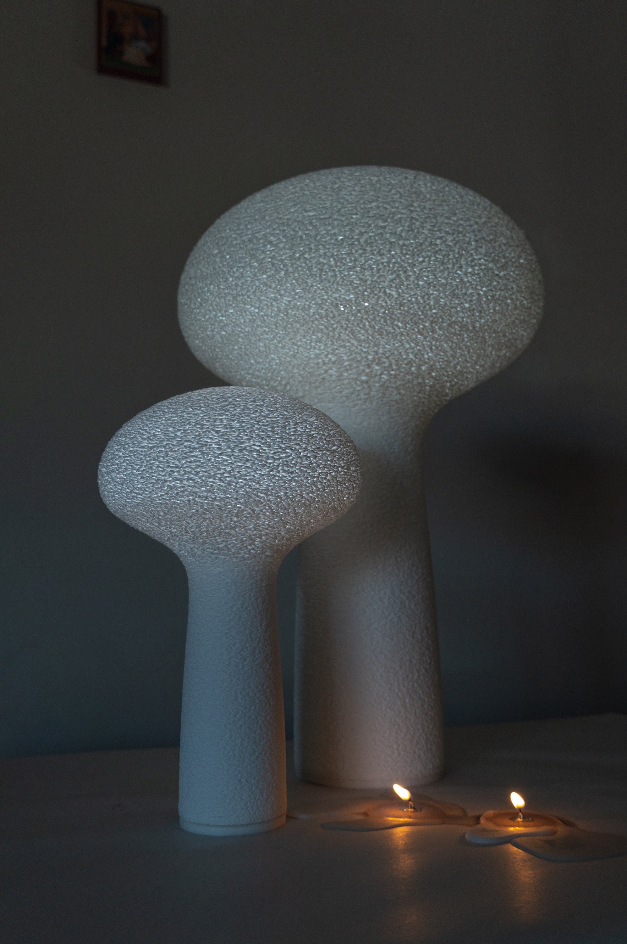 Large Textured Lamp | Made to Order Plant Based Lighting | Sculptural ...