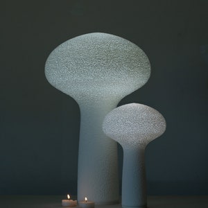 Large Textured Lamp | Made to Order Plant Based Lighting | Sculptural ...