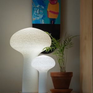 Large Textured Lamp | Made to Order Plant Based Lighting | Sculptural ...
