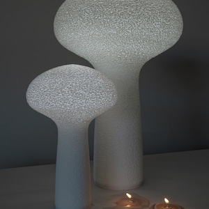 Large Textured Lamp | Made to Order Plant Based Lighting | Sculptural ...