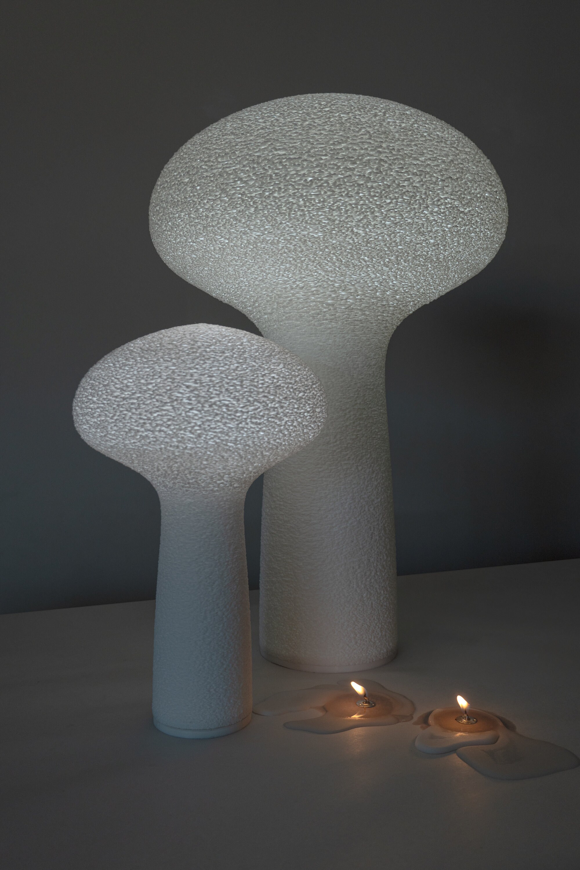 Large Textured Lamp | Made to Order Plant Based Lighting | Sculptural ...