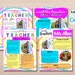 EDITABLE Neon Meet the Teacher Template Rainbow Meet the - Etsy