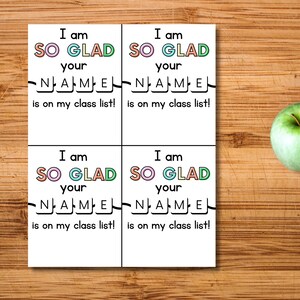 EDITABLE Name Bracelet for Student Template Meet the Teacher Friendship ...