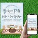 EDITABLE Backyard Party Invitation Party on the Patio Invitation Patio ...