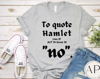 Hamlet No Shirt - Etsy