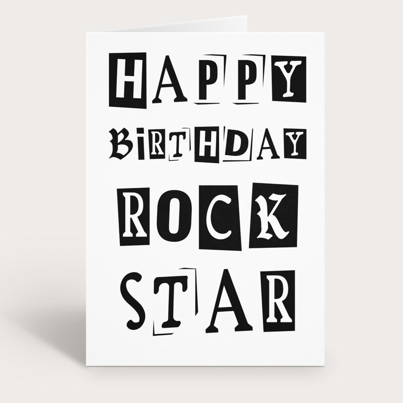Rock Star Birthday - Etsy