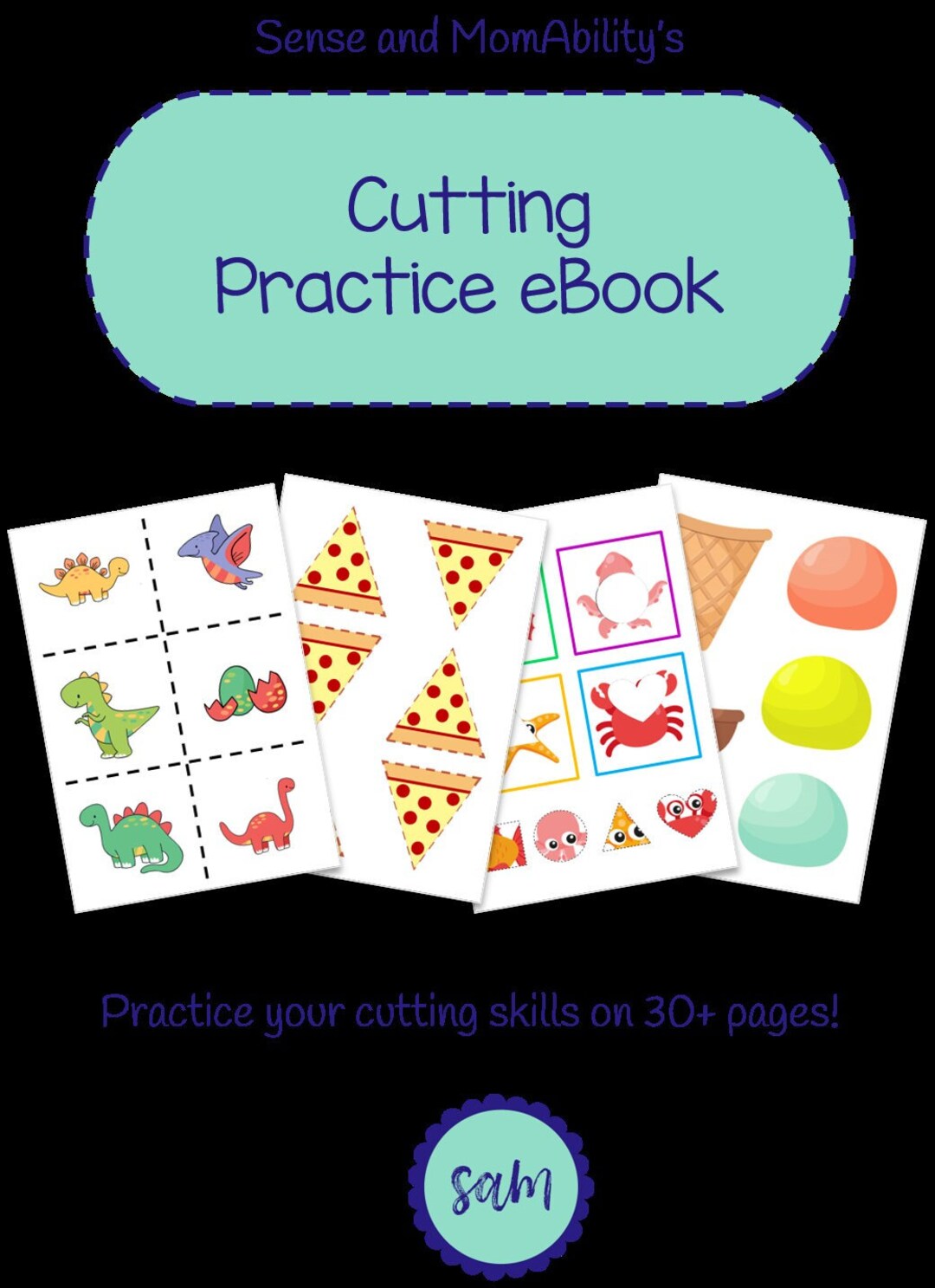Cutting Practice Printable - 22 Pages of Fun! - Etsy