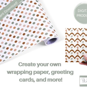 Boho Baby Digital Paper Pack Seamless Patterned Printable Scrapbook ...