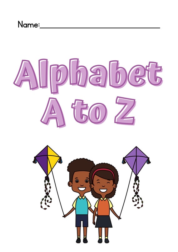 10 Printable Missing Alphabet Worksheets Kindergarten Homework - Etsy