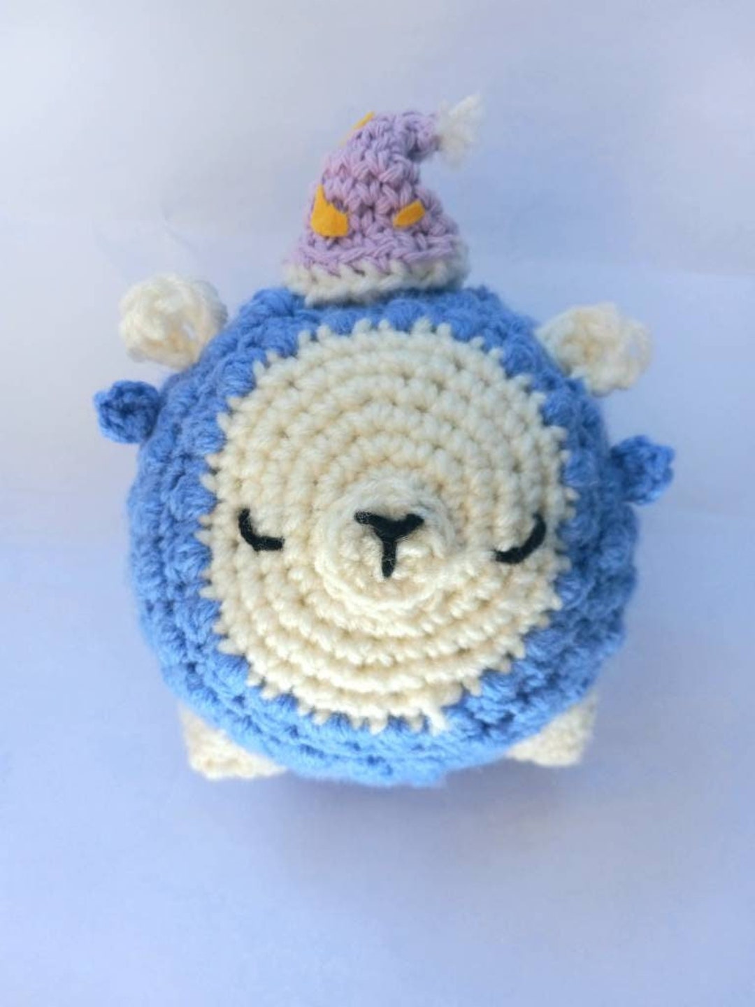 Sleepy Wizard Sheep Plush / Cute Amigurumi Lamb Stuffy - Etsy