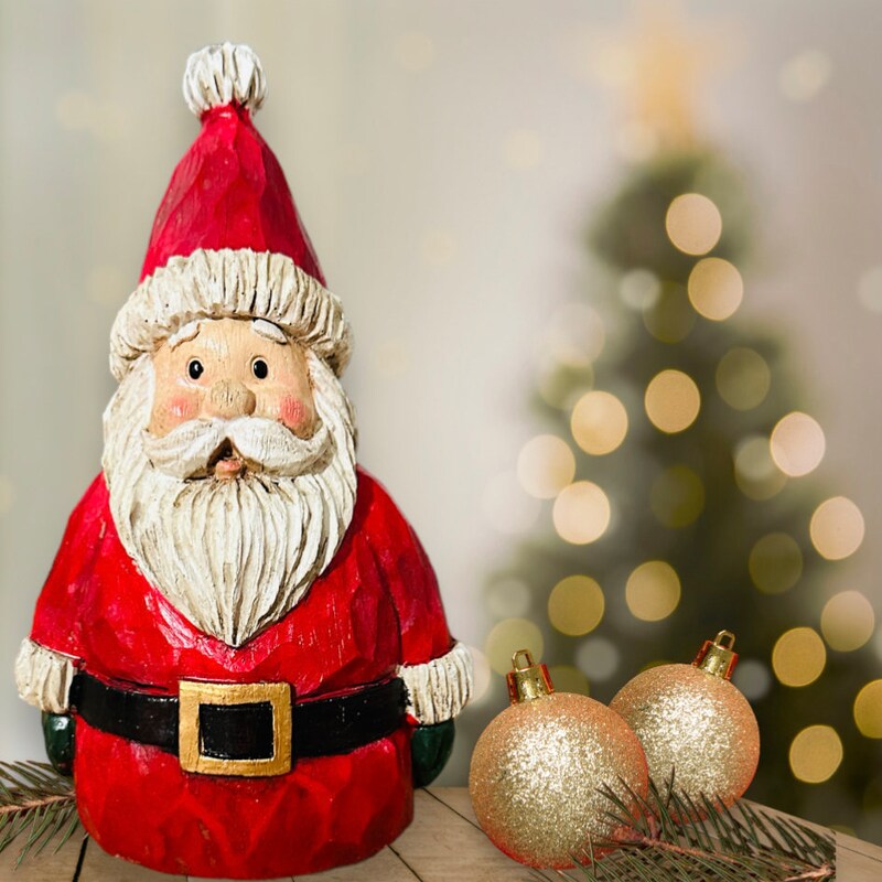 Small Santa Claus Figurine - Etsy
