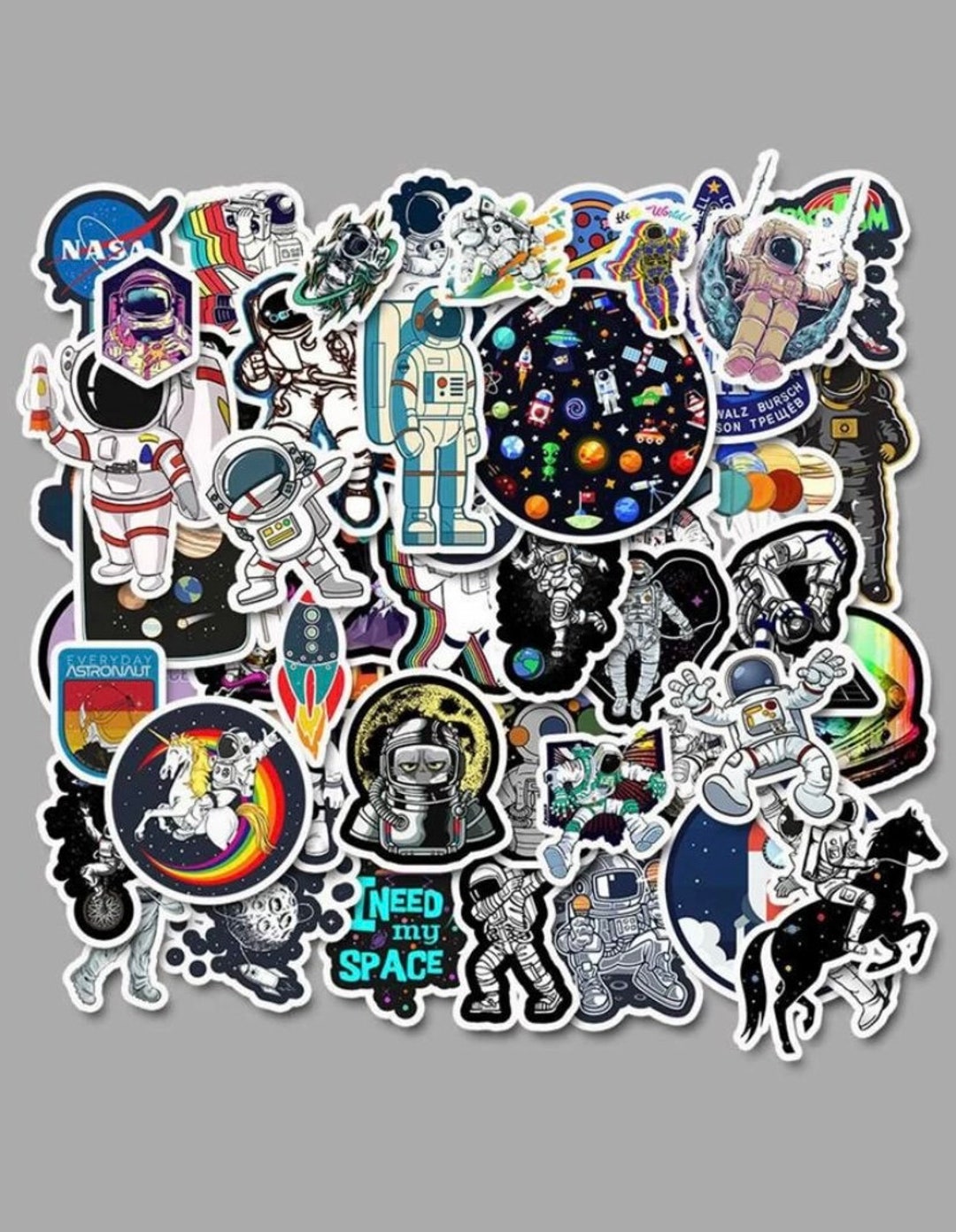 Cartoon Astronaut Sticker - Random - Etsy