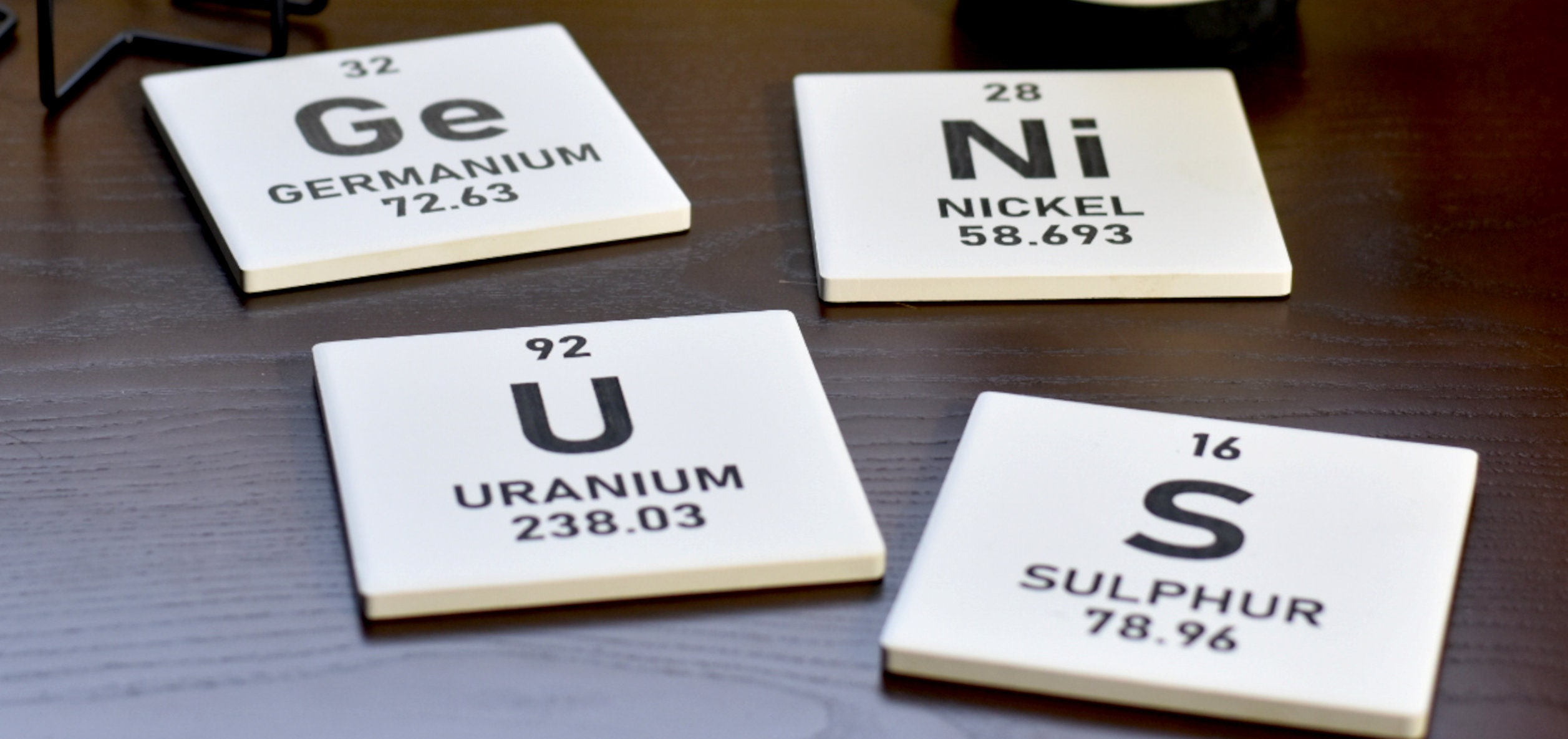 Genius Coasters of Periodic Table of Elements - Etsy