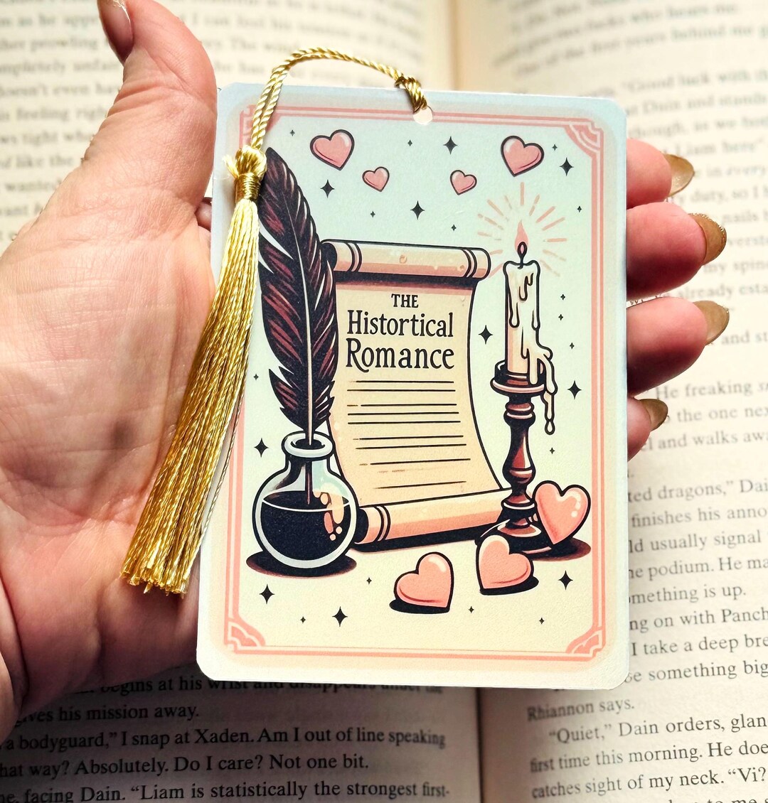 Historical Romance Bookmark, Romance Bookmark, Bookmark, Gothic ...