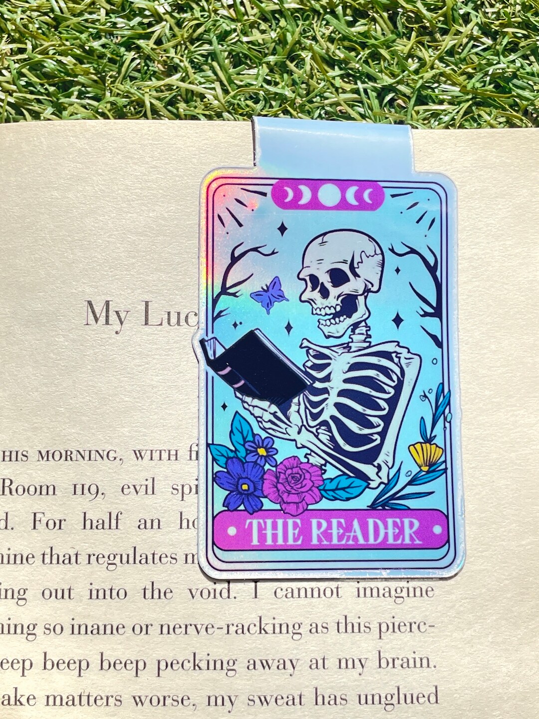 The Reader Bookmark, Magnetic Bookmark, Fantasy Bookmark, Bookworm Gift ...