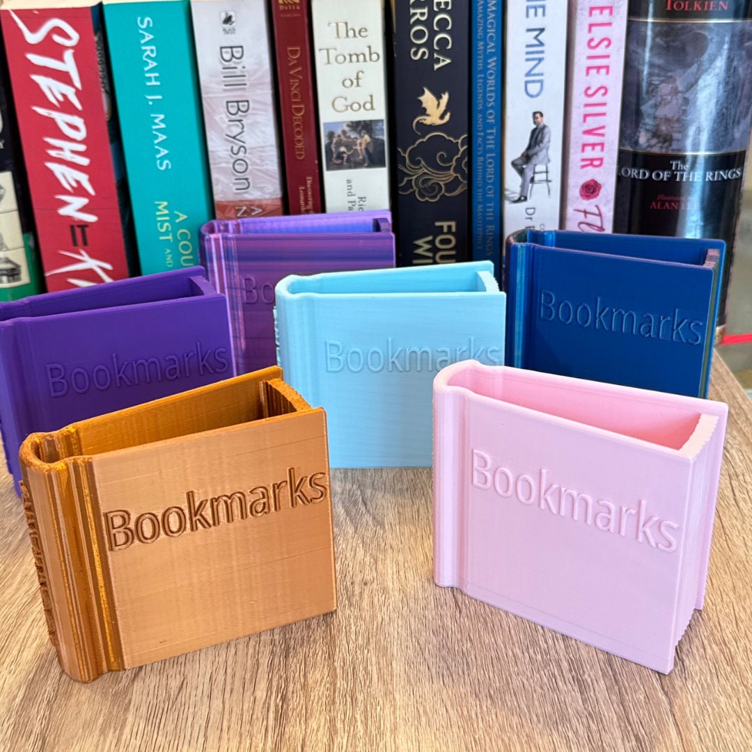 Bookmark Holder, 3D Print, Book Mark Holder, Bookish Gift, Gift for ...
