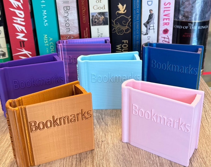 Bookmark Holder, 3D Print, Book Mark Holder, Bookish Gift, Gift for ...