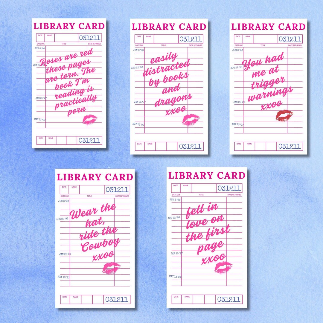 Library Card Sticker, Book Troupe Sticker, Book Sticker, Reading ...