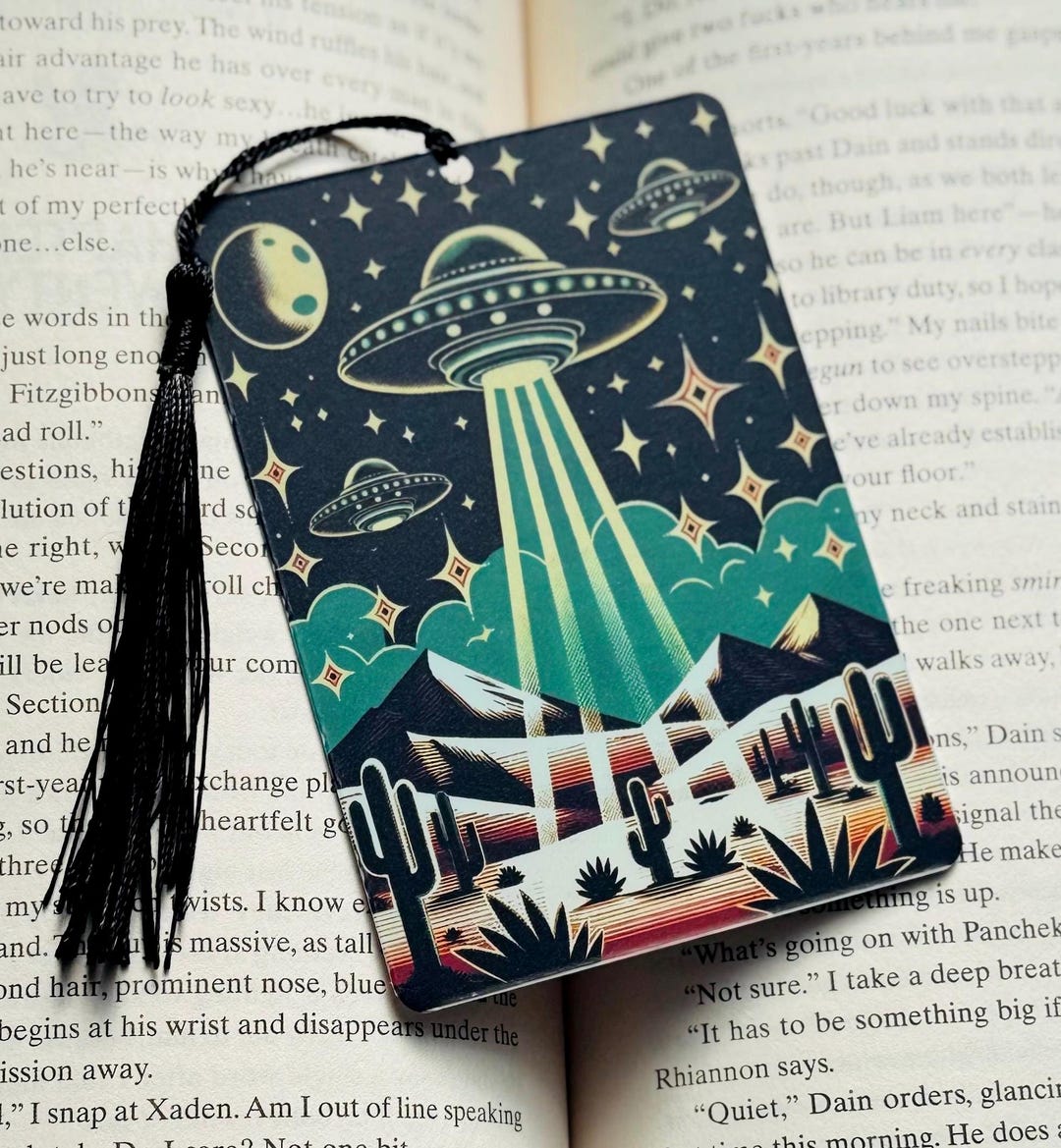 Science Fiction Bookmark, Sci Fi Bookmark, Gothic Bookmark, Booktok ...