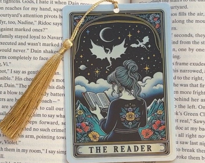 The Reader Card Bookmark, Trigger Warrings, Holographic Bookmark ...