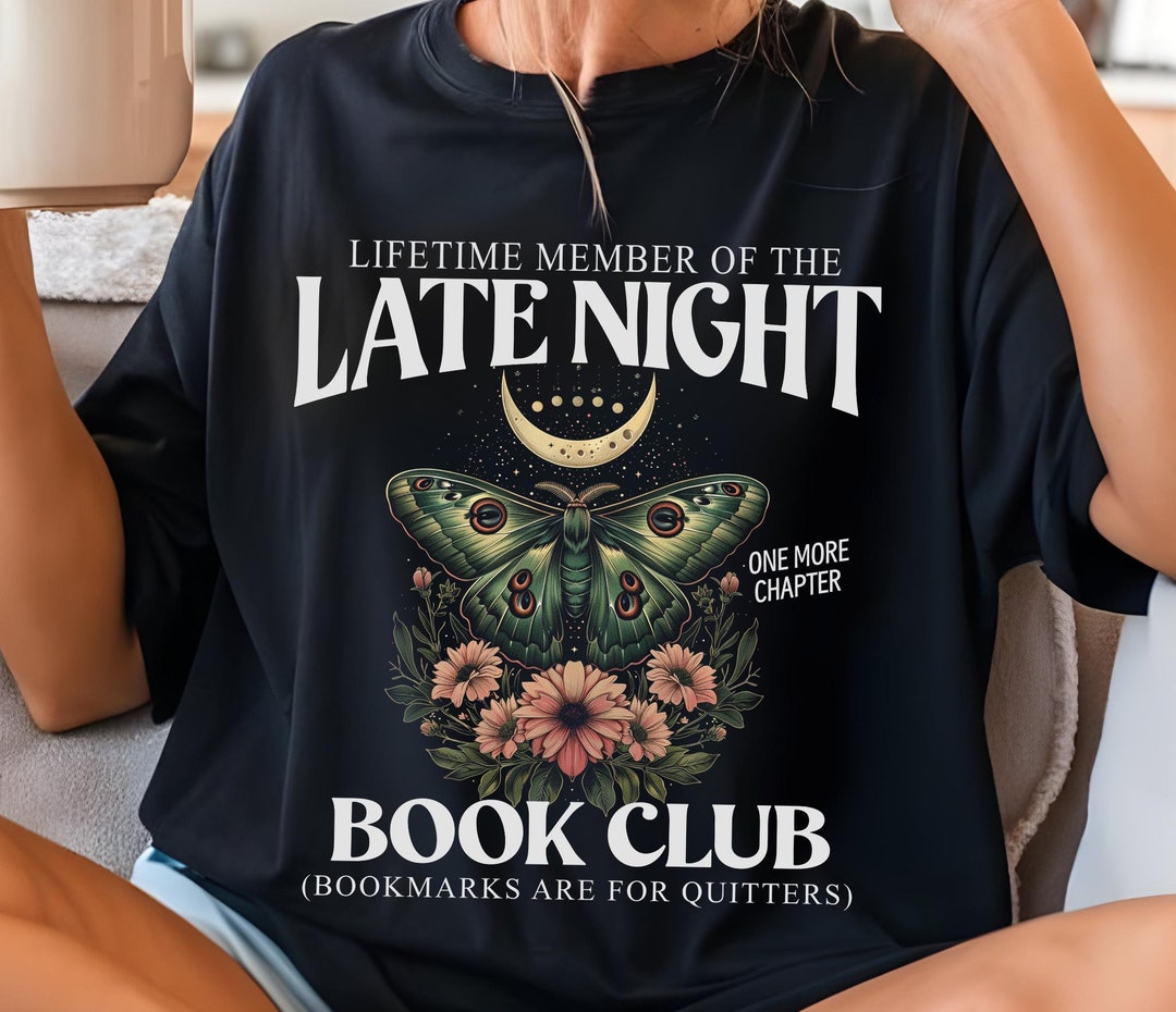 Late Night Reader Shirt, Reading Shirt, Book Shirt, Teacher Shirt, Book ...