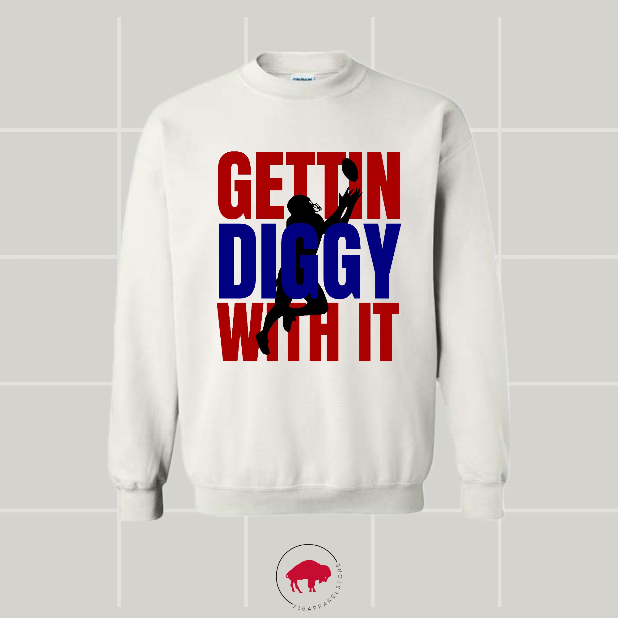 Gettin Diggy With It SVG PNG, Cricut and Silhouette Cut File, Buffalo ...