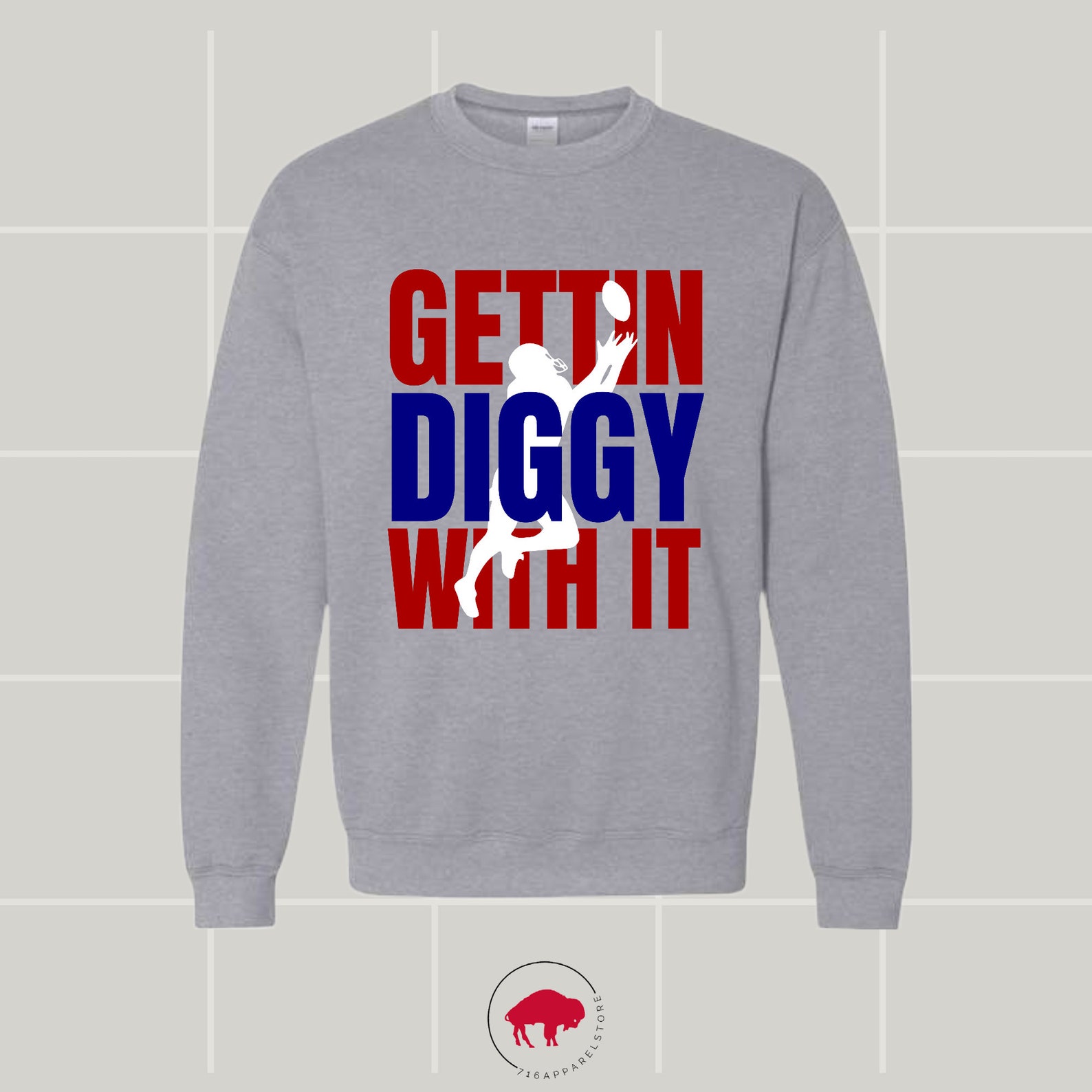 Gettin Diggy With It SVG PNG, Cricut and Silhouette Cut File, Buffalo ...