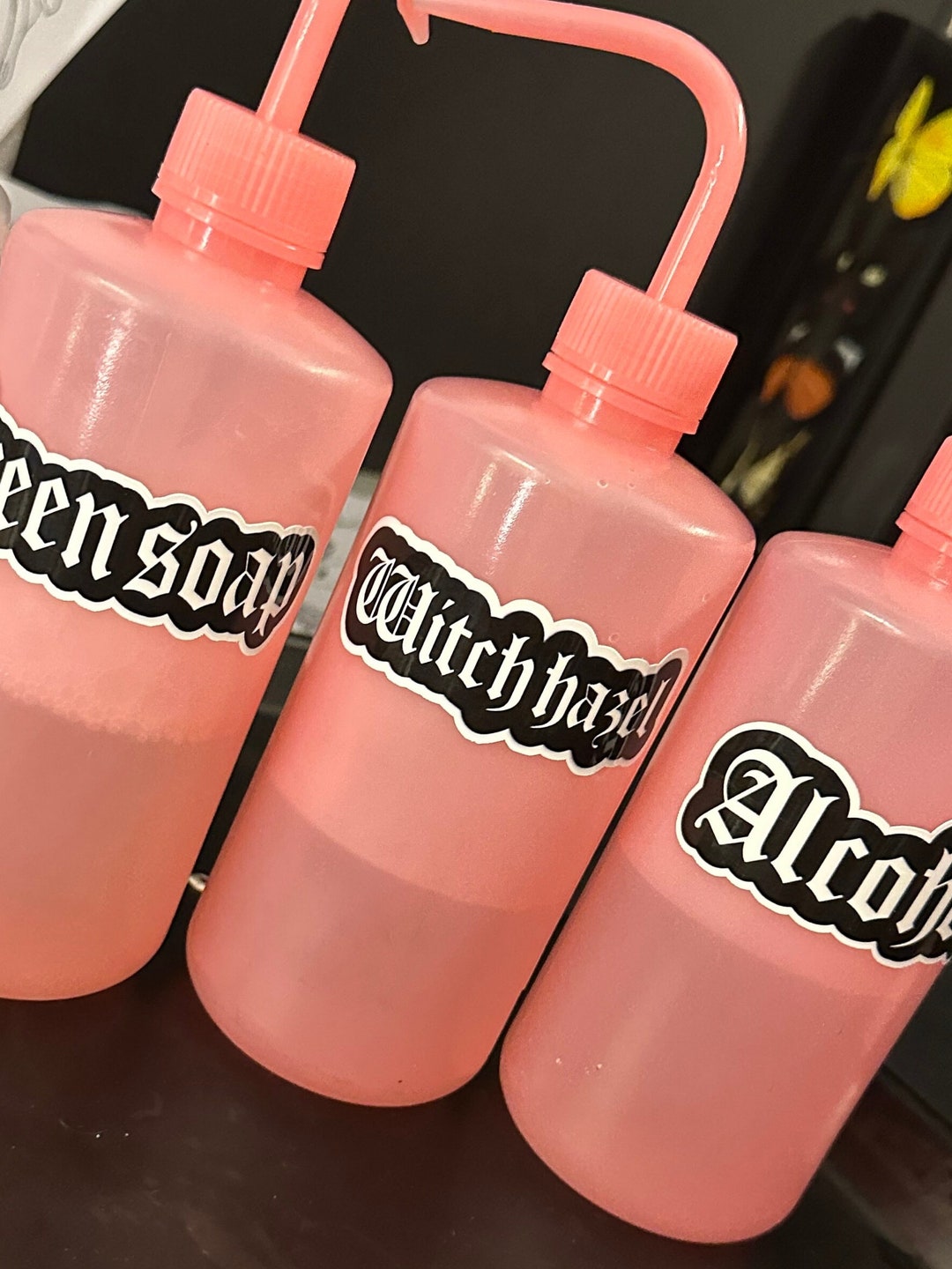 Tattoo Bottle Labels B&W Tattoo Labels Tattoo Artist Accessories Tattoo ...