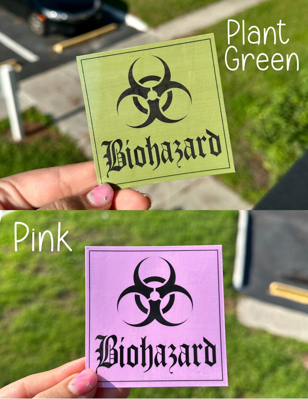 Biohazard Sticker/label Gothic Biowaste Label Tattoo Artist Label ...