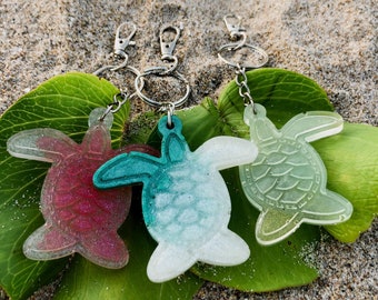Sea Turtle Keychain - Etsy