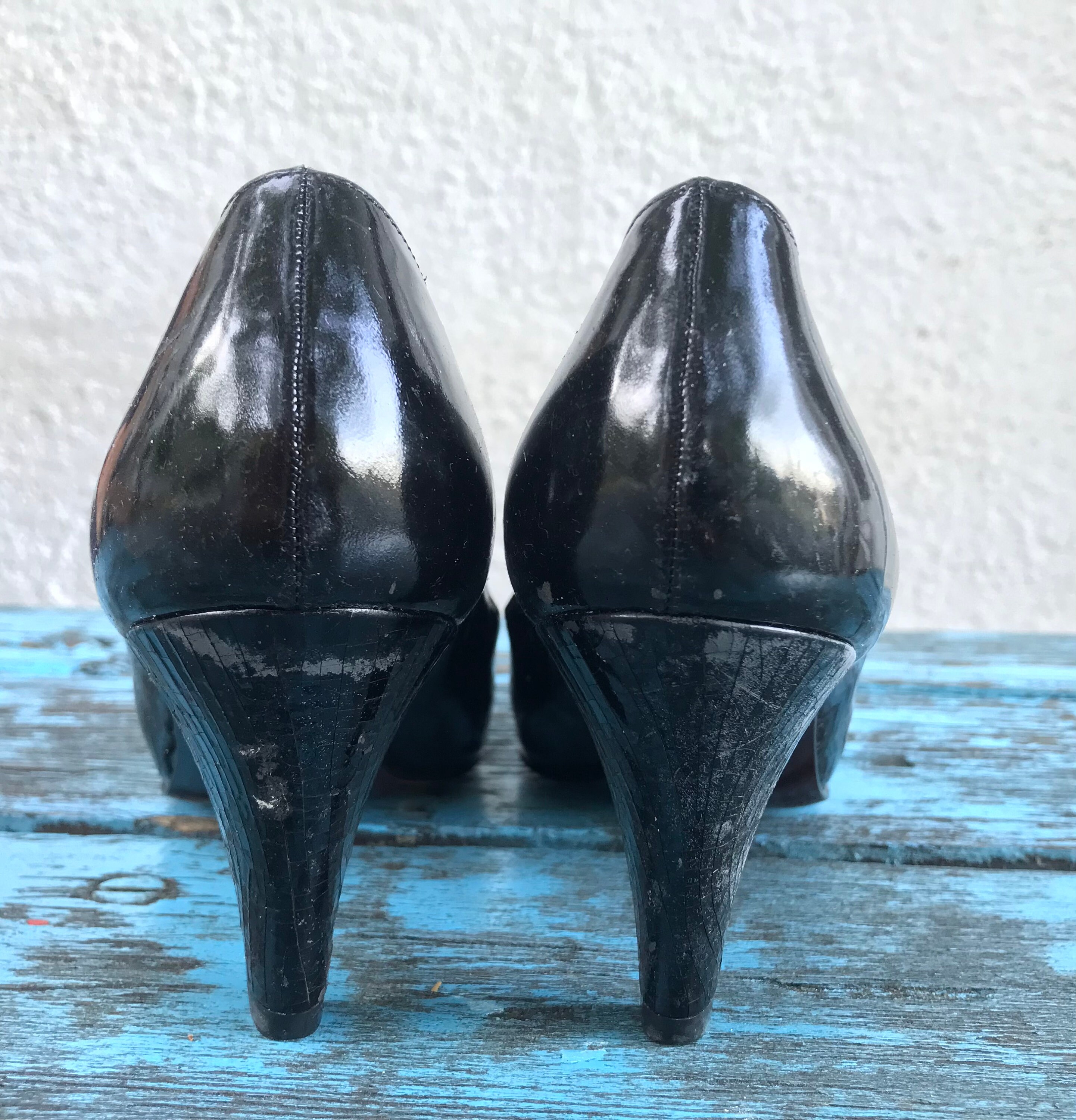Vintage Bally of Switzerland Woman Shoes Pumps Size / Lacquer High ...