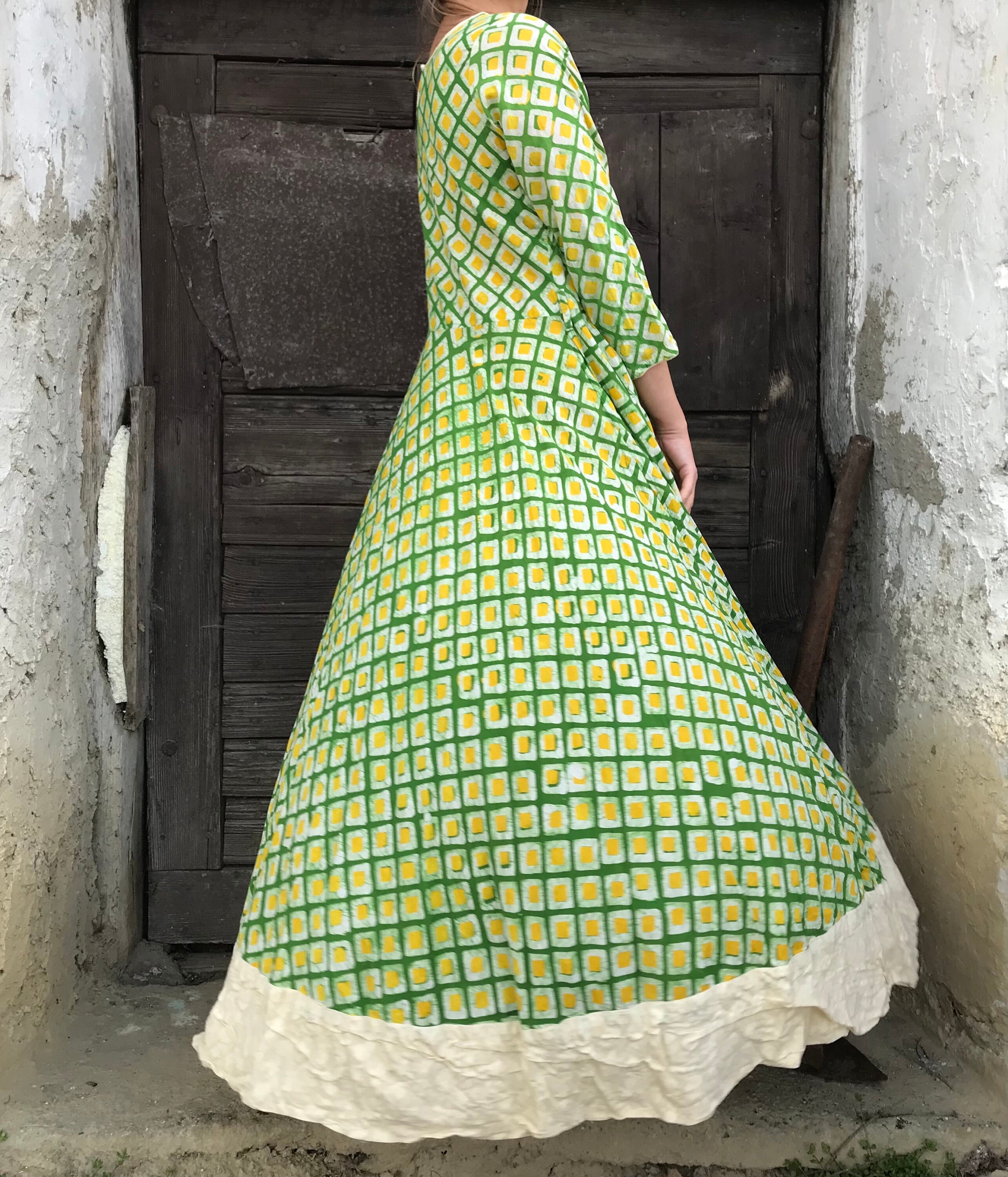 Pre Loved DRESS/ Hand Made Dress From India / Summer Dress / Cottton ...