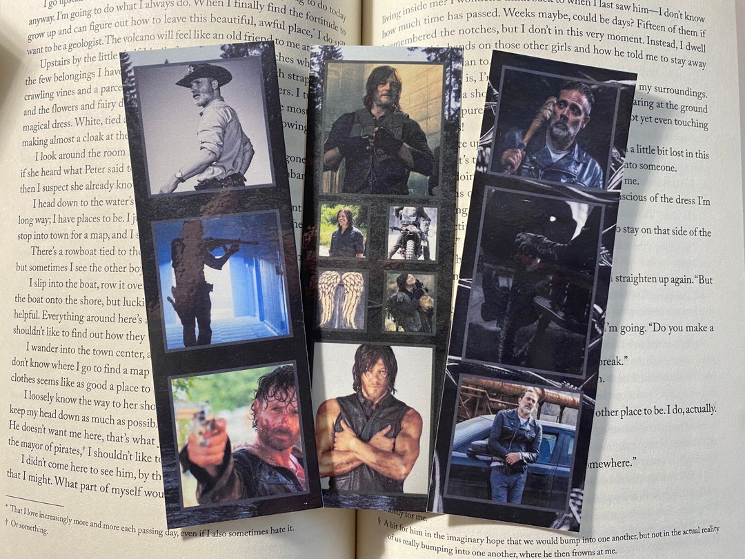The Walking Dead Bookmark Rick Grimes Daryl Dixon Negan Smith - Etsy