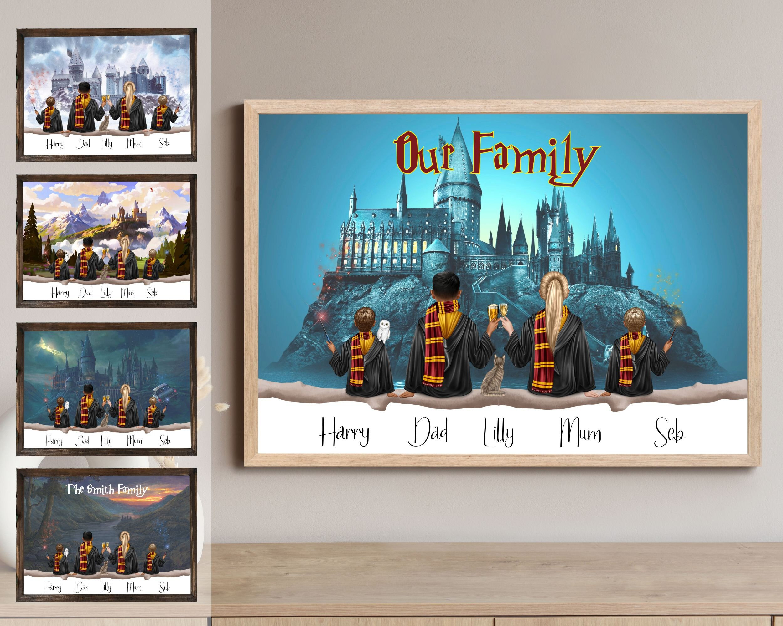 Custom Harry Pottery Gifts for Women Personalised Potter Family Gift ...