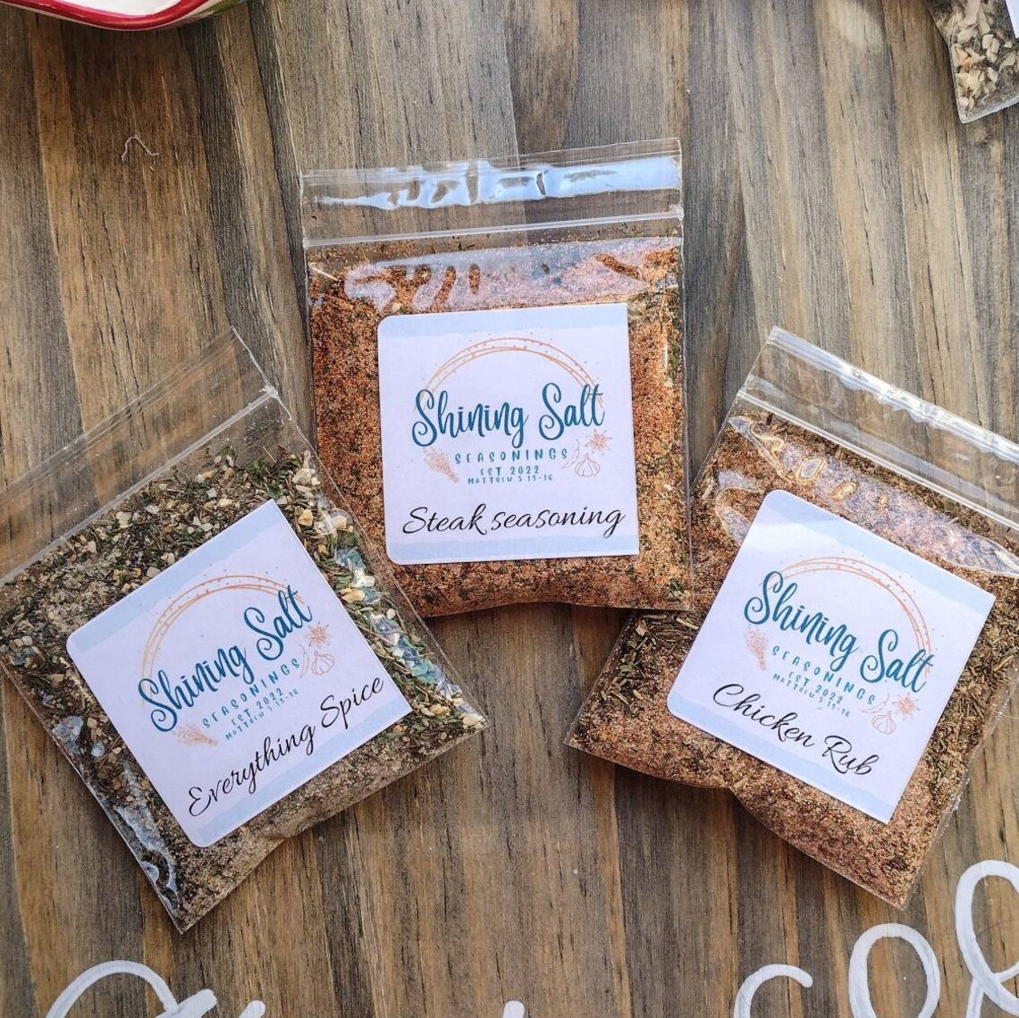 Seasoning Sample Packs - Etsy