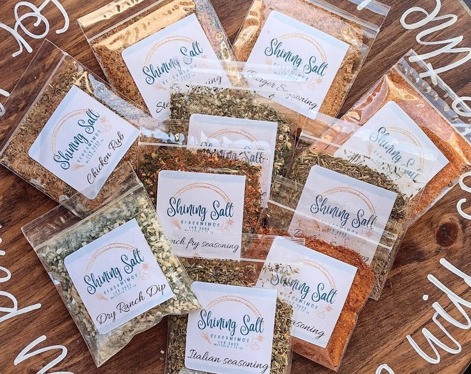Seasoning Sample Packs - Etsy
