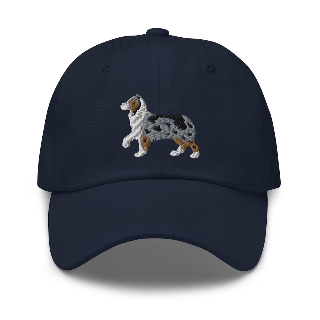Merle Australian Shepherd Hat Embroidered Aussie Shepherd - Etsy