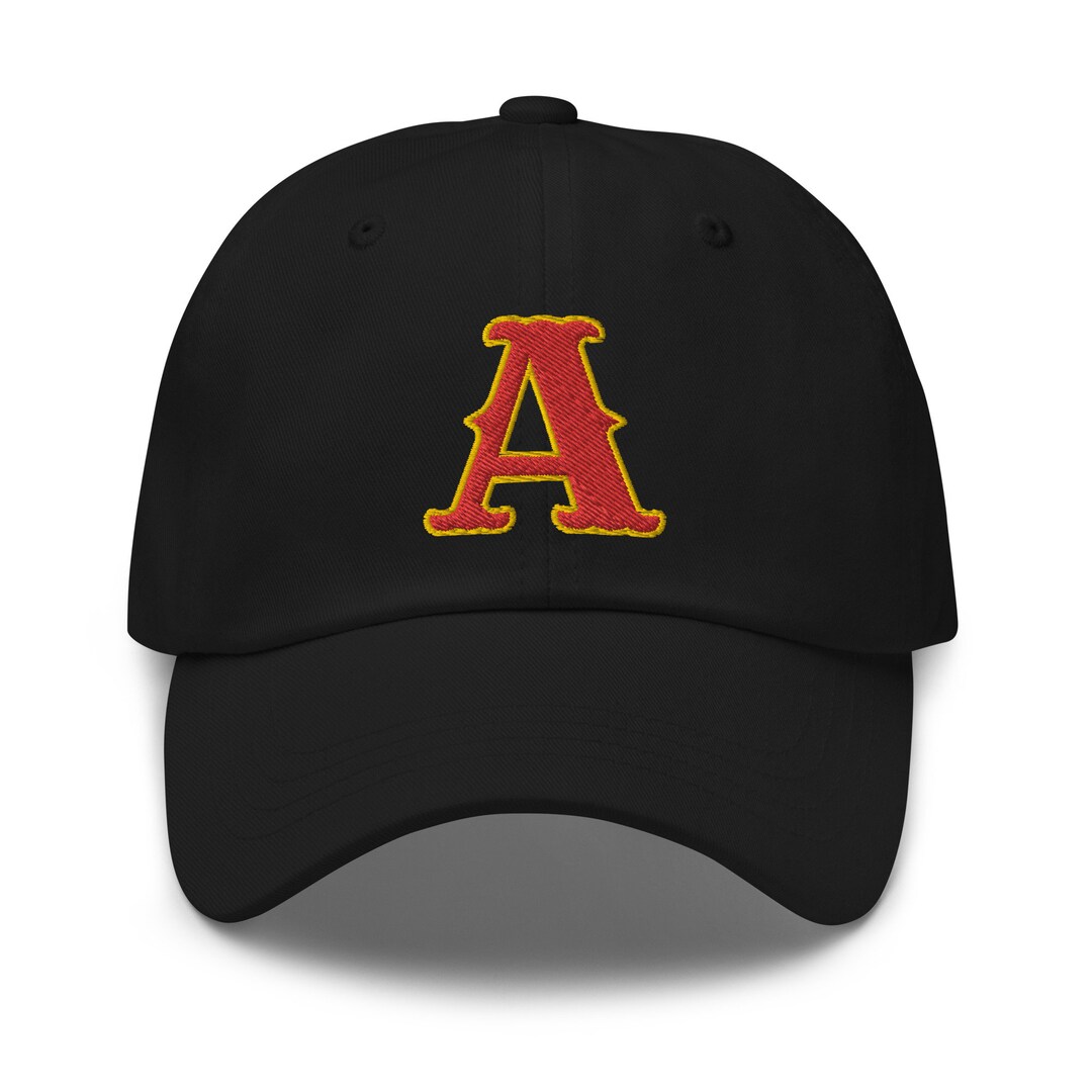 Angus Young Inspired Letter A Embroidered Baseball Cap Dad Hat - Etsy