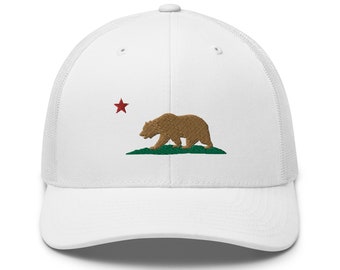 California Flag Hat - Etsy