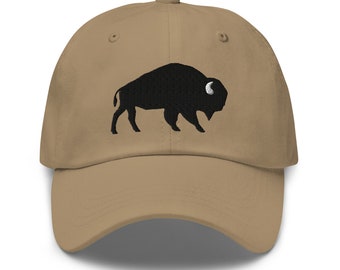 Bison Baseball Hat - Etsy
