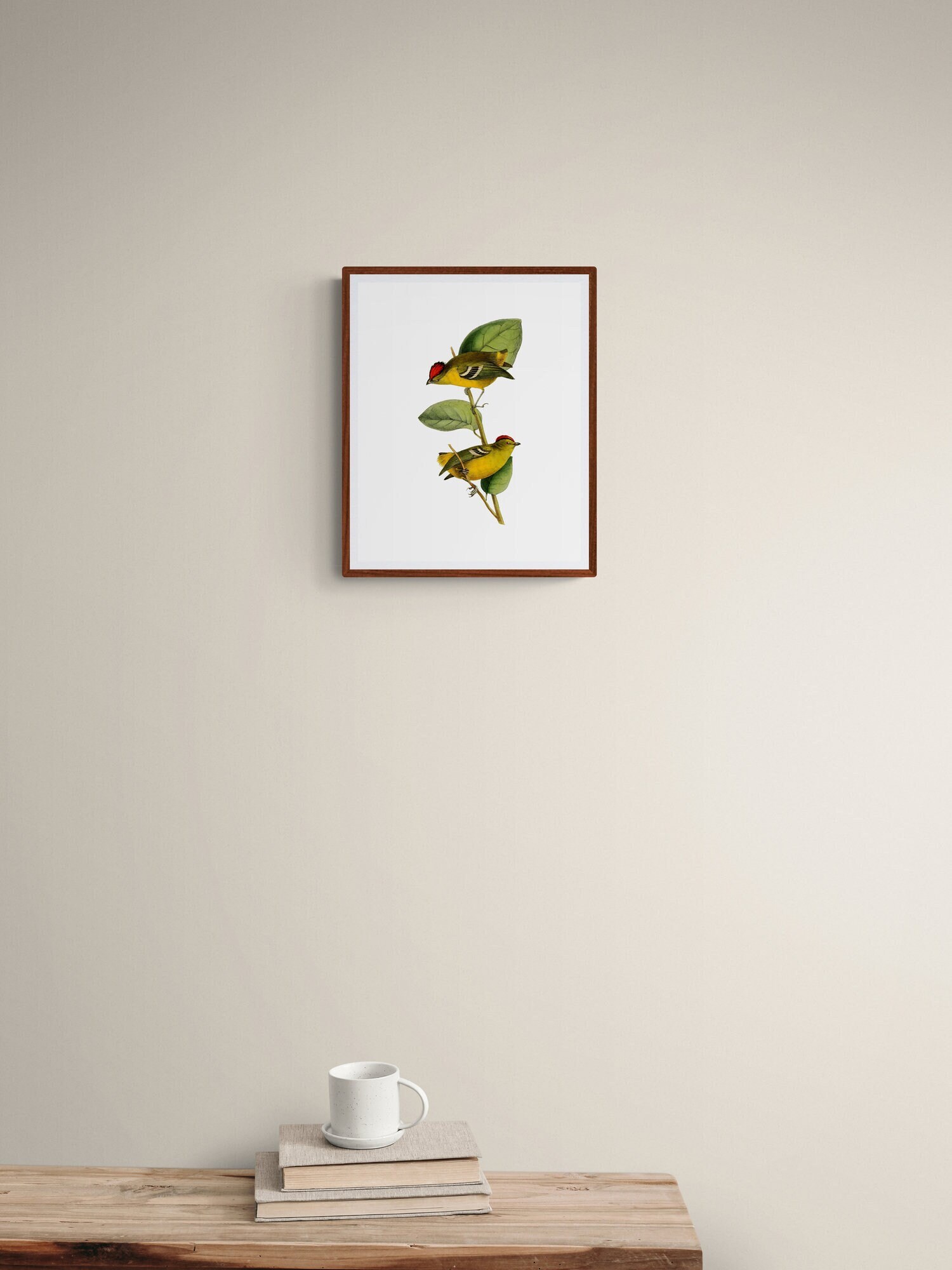 Short-tailed Manakin Printable Wall Art Minimalist Lake House Art ...