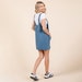 Scoop Neck Denim Short Overall Dress Skirtall - Etsy