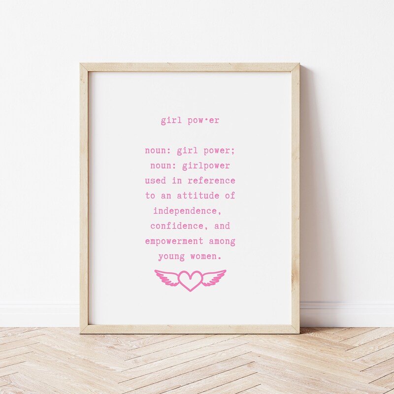 Printable Girl Power Art - Etsy
