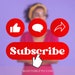 Like Subscribe Button Animation for Youtube Video Blog - Etsy