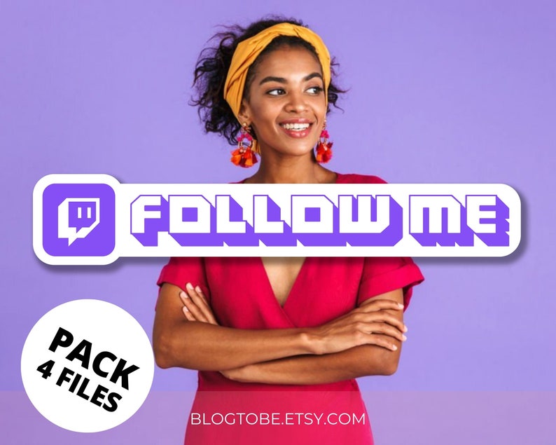 Twitch Animated Subscribe Button Animation for Twitch Video Blog ...