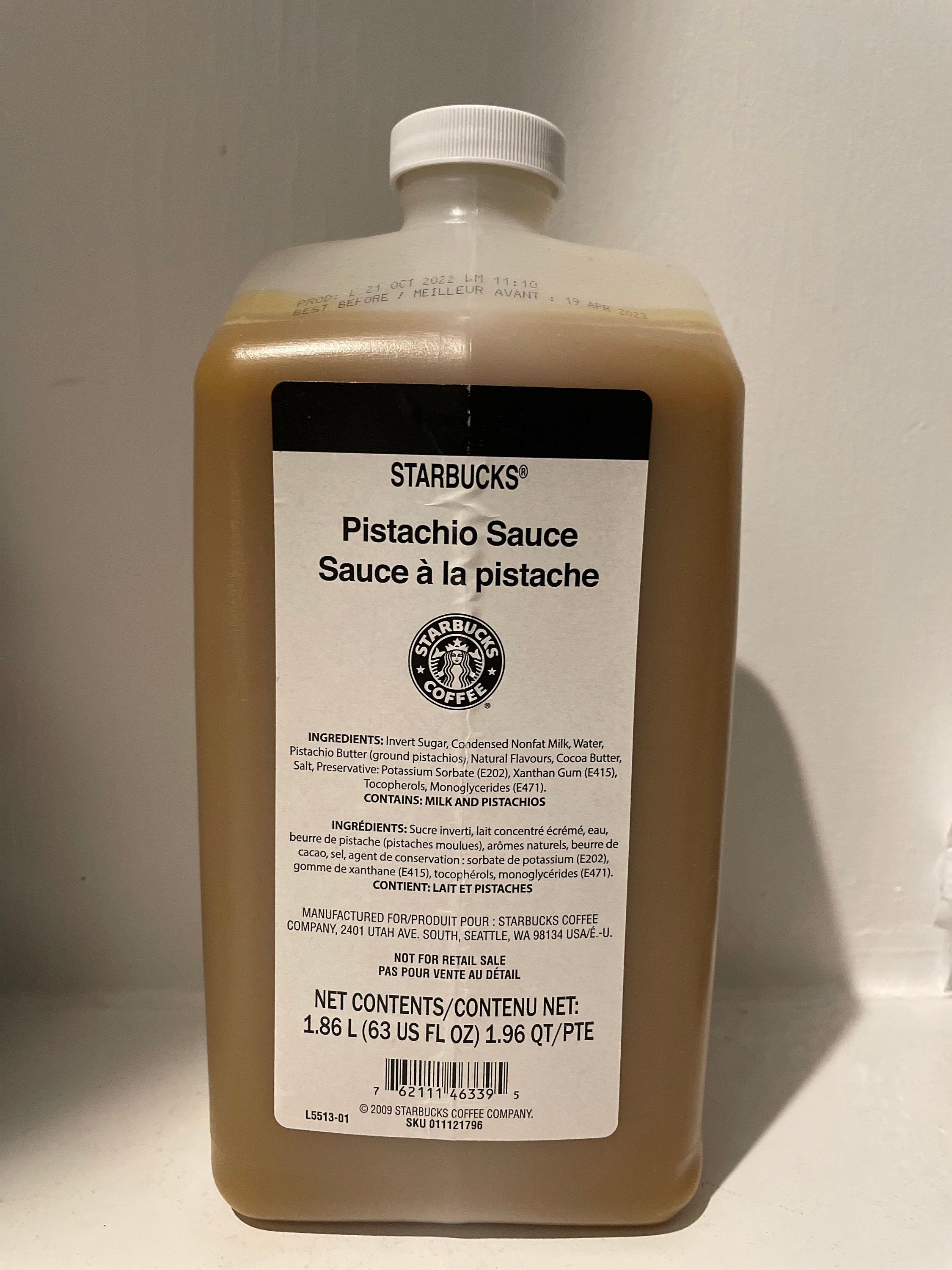 The Starbucks at the grocery store by me is selling large containers of ...