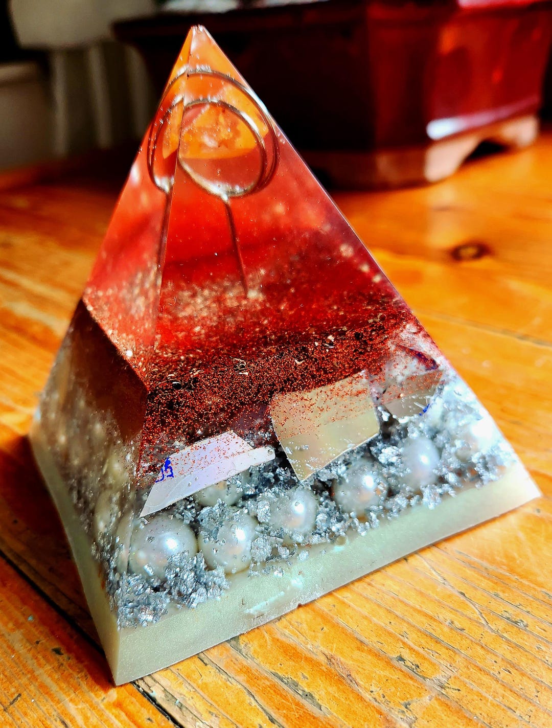 Orgonite Crystal Pyramid - Etsy