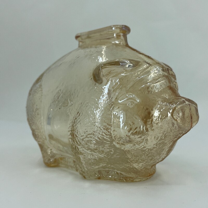 Large Glass Pig - Etsy