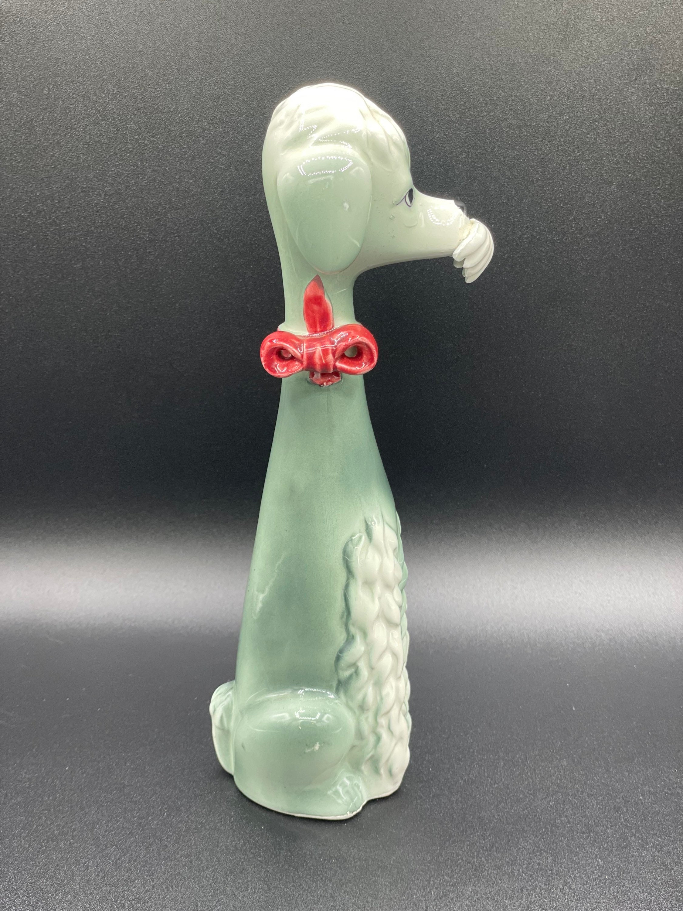Vintage Made in Japan Ceramic Dog Figurine – Poodle Design, Pastel ...