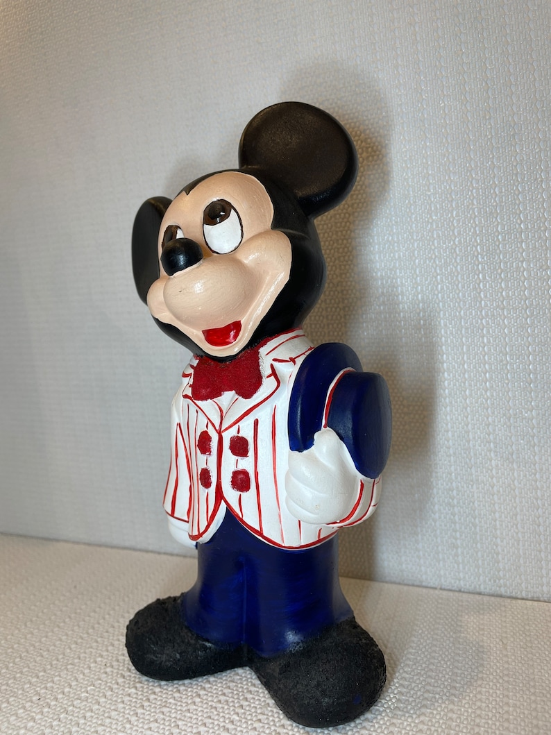 Vintage Ceramic Mickey Mouse Ceramic Figurine - Etsy